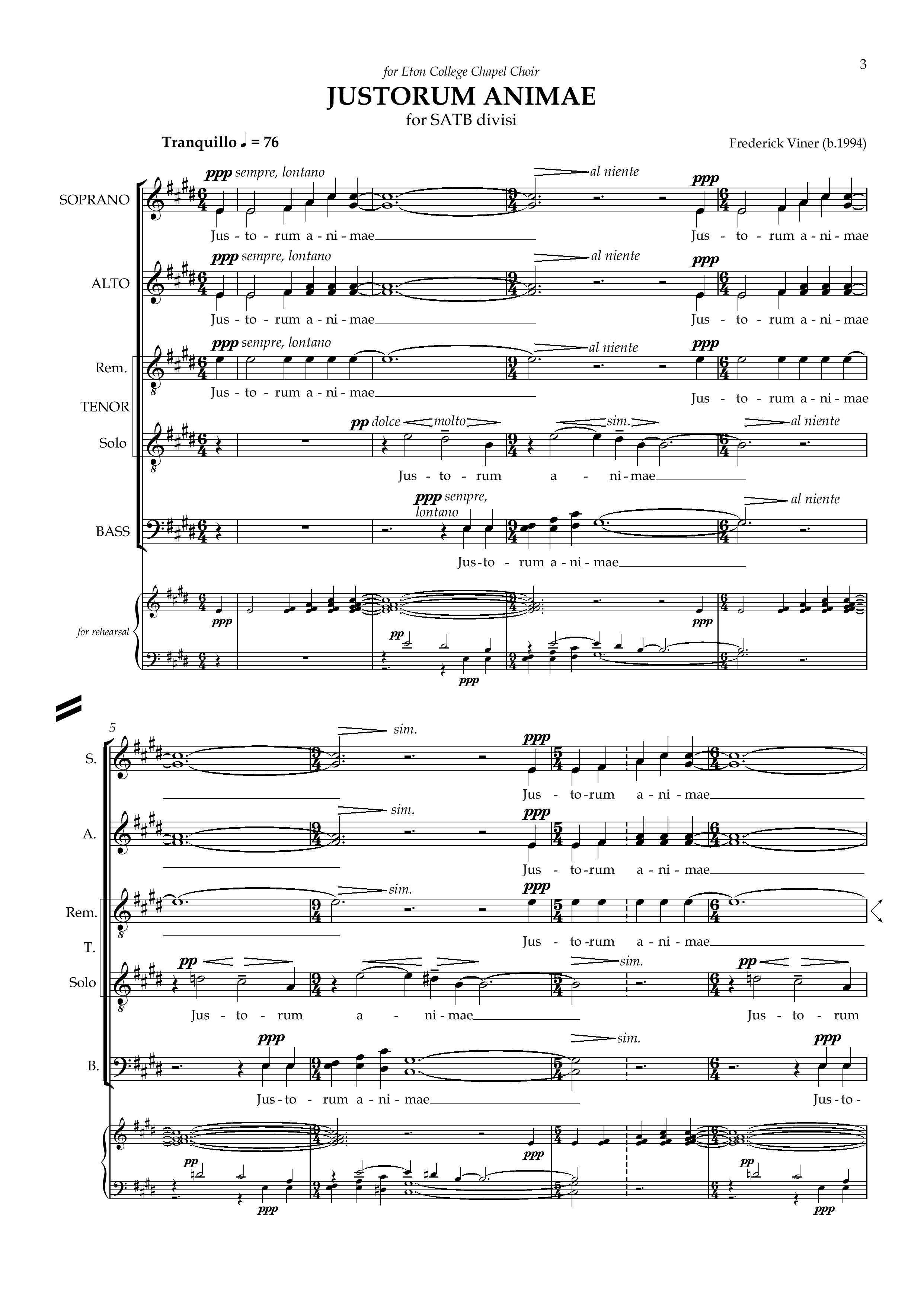 Sheet Music – Frederick Viner | Composer