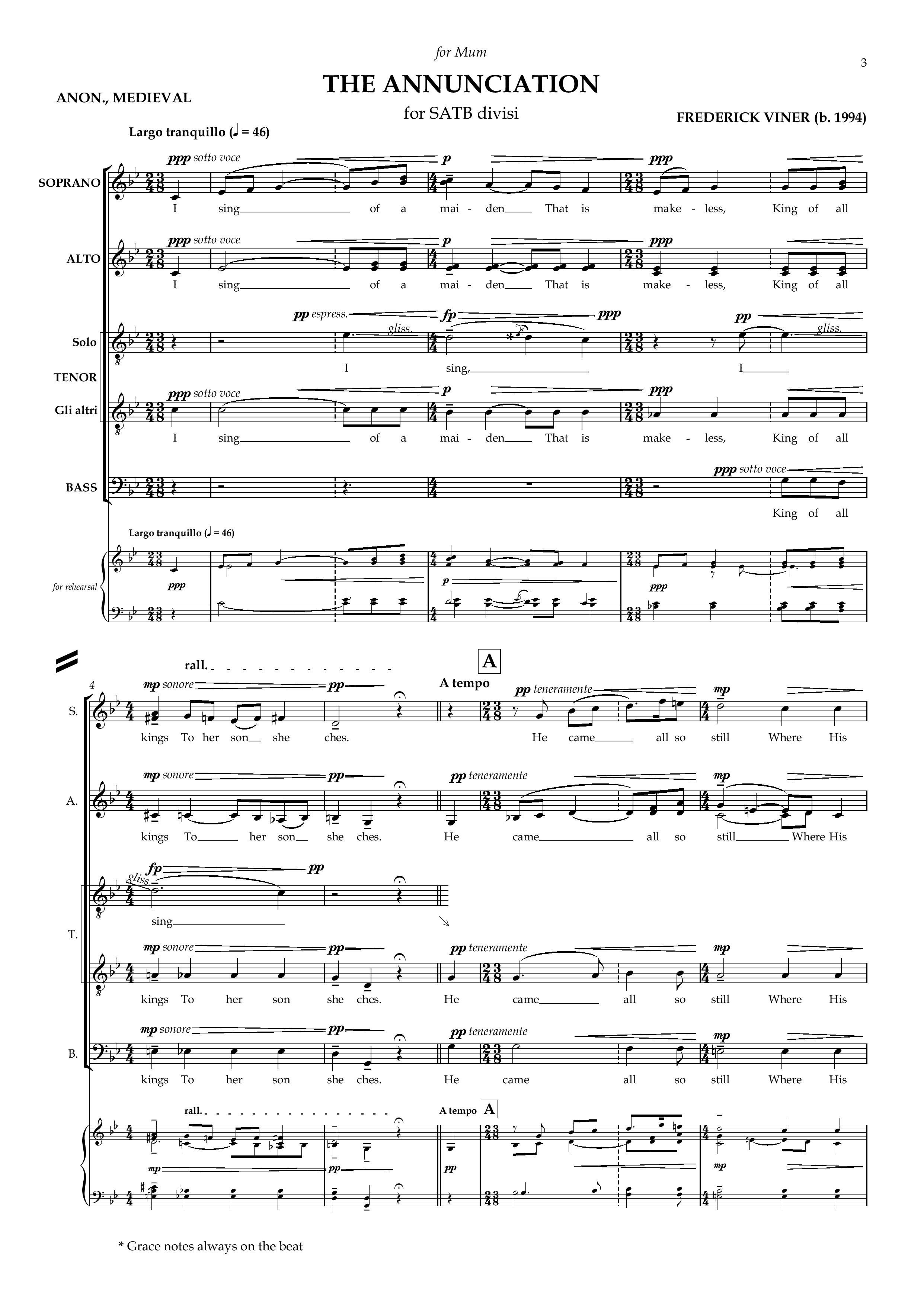 Sheet Music – Frederick Viner | Composer